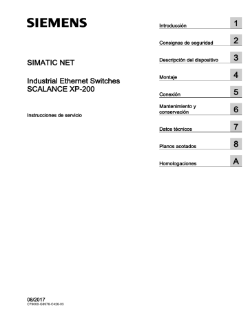 Siemens SCALANCE XP208 Manual de usuario | Manualzz
