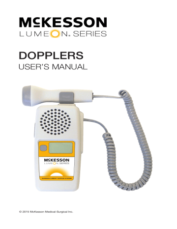 McKesson Lumeon Series User Manual | Manualzz