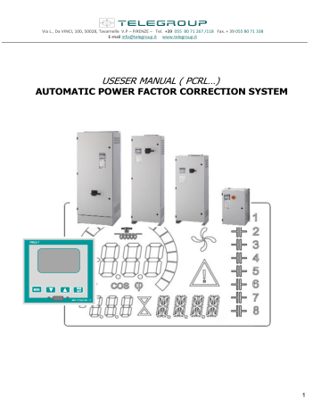 Telegroup PCRL Series, PCRL5 User Manual | Manualzz