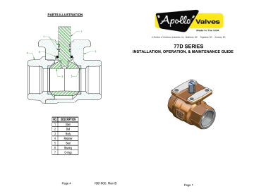 Apollo Valves 77D Series Manual | Manualzz