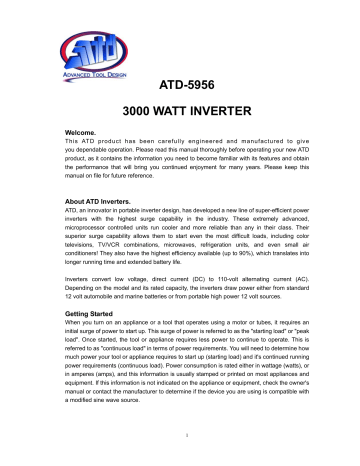 ATD Tools ATD-5956 Manual Instruction | Manualzz