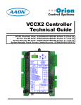 AAON VCCX2 SS1088 Supervisory Control Technical Guide | Manualzz