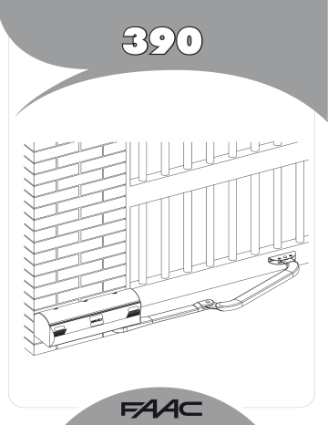 FAAC 390 Manual: Installation and Operation Guide | Manualzz