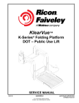 Wheelchair Lift S-Series Private Use Service Manual | Manualzz