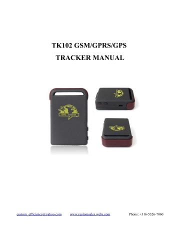 Xexun TK-102 Manual | Manualzz