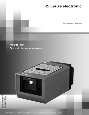 Leuze electronic ODSL 30/24-30M-S12 Technical Description | Manualzz