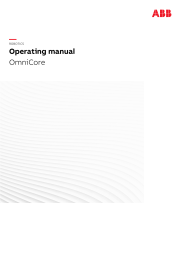 ABB OmniCore C30 - Operating manual