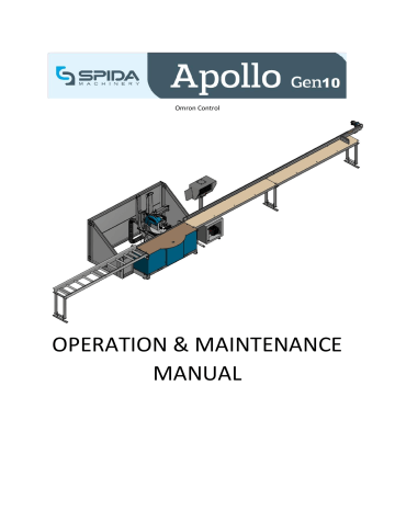 Spida Machinery Apollo Gen10 Operation & Maintenance Manual | Manualzz