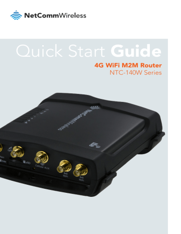 NetComm NTC-140W Series Quick Start Manual | Manualzz