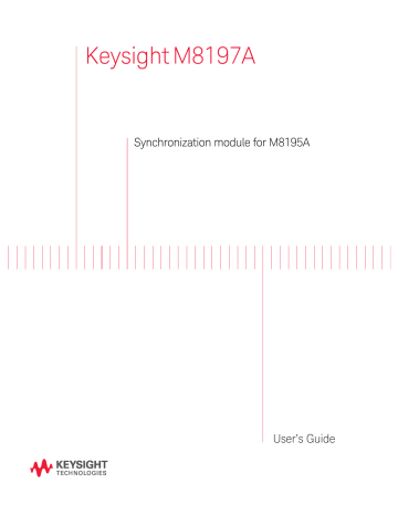 Keysight Technologies M8197A User Manual | Manualzz