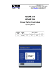 KMB NOVAR Power Factor Controllers Operating Manual | AI Chat & PDF ...