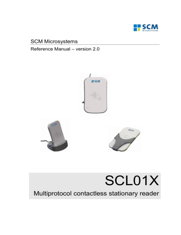 SCM Microsystems SCL01X Reference Manual | Manualzz
