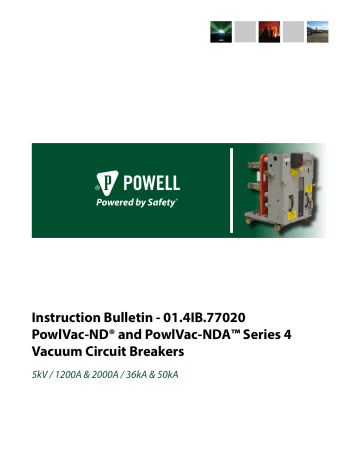 POWELL PowlVac-ND 4 Series Instruction Bulletin | Manualzz