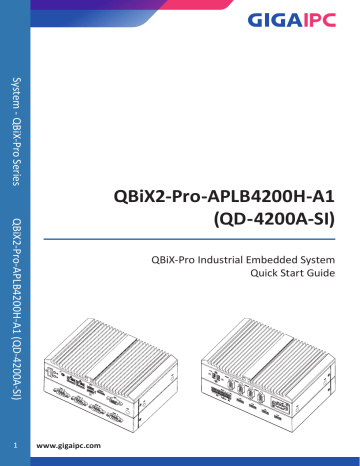 GIGAIPC QD-4200A-SI Quick Start Manual - Download & Read Online | Manualzz
