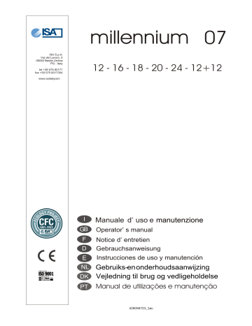 ISA NEW MILLENNIUM 24 SP User Manual | Manualzz