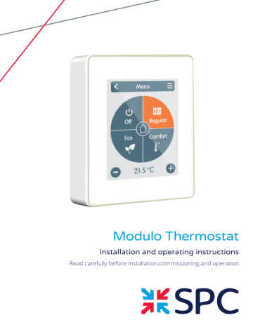SPC Modulo Installation And Operating Instructions Manual | Manualzz