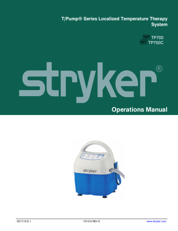 Stryker TP700C Operation Manual - Read & Download | Manualzz