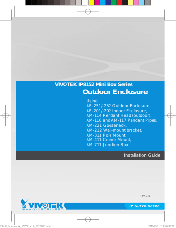 Vivotek AE-252 Installation guide | Manualzz