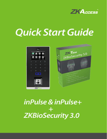 ZKaccess InPulse Quick Start Manual - Download PDF | Manualzz