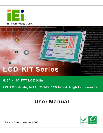 IEI Technology LCD-KIT84G User Manual | Manualzz