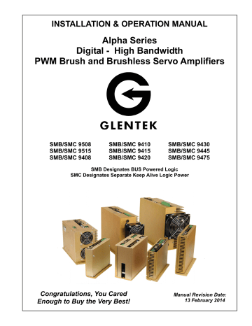 Glentek Alpha SMC 9445 Installation & Operation Manual | Manualzz
