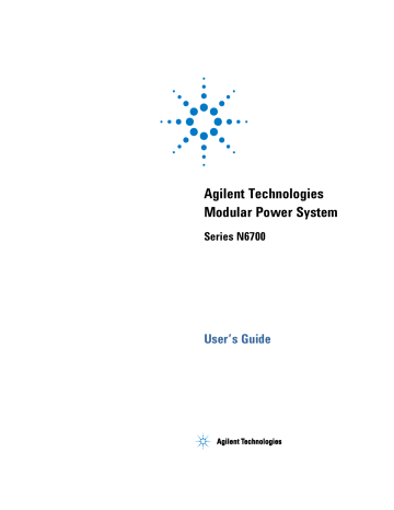 Agilent Technologies N6732A, N6741B, N6742B, N6744B User Manual | Manualzz