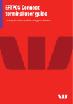 Westpac EFTPOS Connect Quick Reference Manual - Online & Download | Manualzz