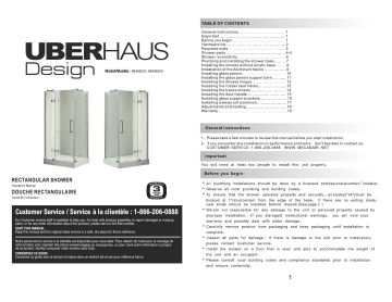UBERHAUS DESIGN 98495003 Operator's Manual | Manualzz