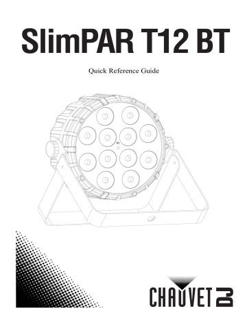 Chauvet DJ SlimPAR T12 BT Quick Reference Manual | Manualzz