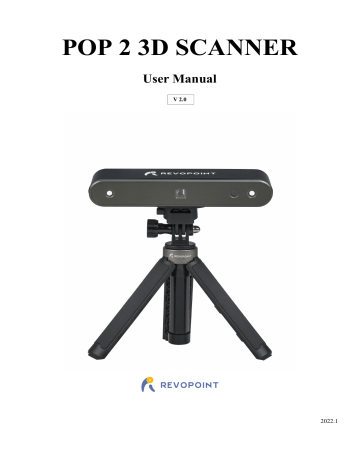 Revopoint POP 2 User Manual | Manualzz