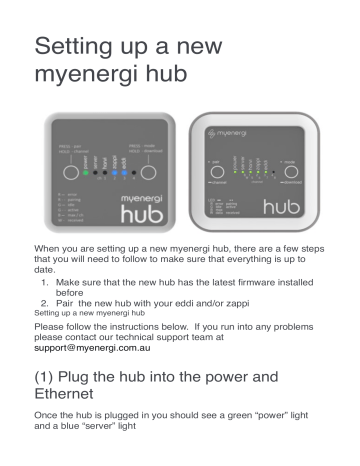 Myenergi Hub Setting Up - Installation Guide | Manualzz