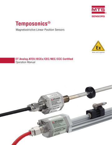 Temposonics ET-F Operation Manual - MTS Sensors | Manualzz