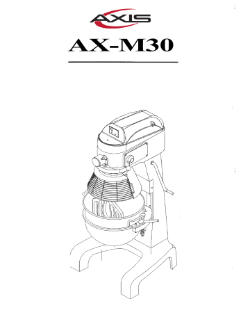 Axis AX-M30 Installation Operation and Care Manual | Manualzz