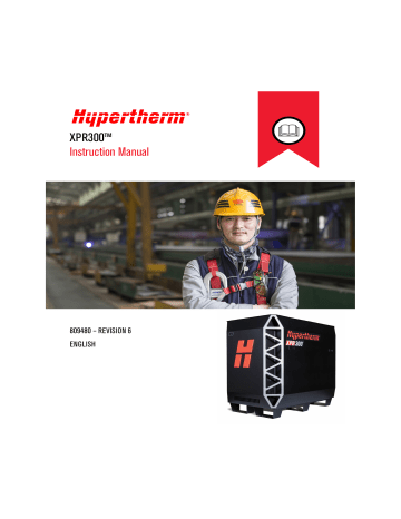 XPR300 Instruction Manual - Hypertherm | Manualzz