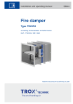 Trox FKR-EU Installation and Operating Manual - FKR-EU Fire Damper ...