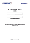 Robopac S6 Use And Maintenance Manual | Manualzz
