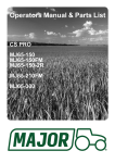 MAJOR CS PRO MJ65 Mower Operator's Manual + AI | Manualzz