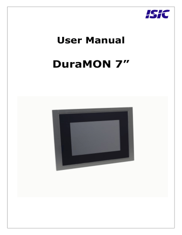 ISIC DuraMON 7 User Manual - Download and View Online | Manualzz