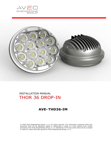Aveo Engineering AVE-THD36-IM Installation Manual | Manualzz