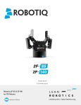 Robotiq 2F-85 and 2F-140 Grippers Instruction Manual | Manualzz