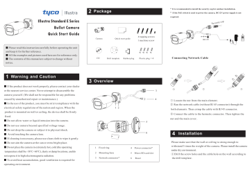 Tyco Illustra Standard E Series Quick Start Guide | Manualzz