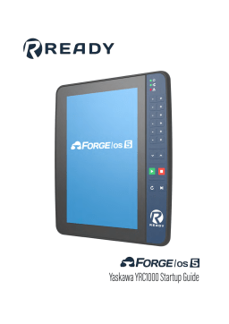 YASKAWA YRC1000 - Getting started guide, Instructions manual, Operator's manual