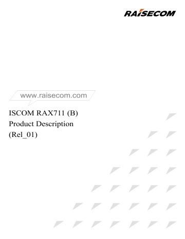 Raisecom P200R003 Product Description | Manualzz
