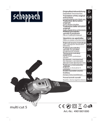 Scheppach multi cut 5 Original Instructions Manual | Manualzz