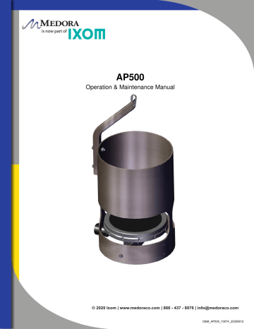 Medora AP500 Operation & Maintenance Manual | Manualzz