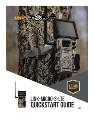Spypoint LINK-MICRO-S-LTE Quick Start Guide | Manualzz
