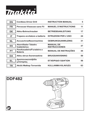 Makita DDF482 Instruction Manual | Manualzz