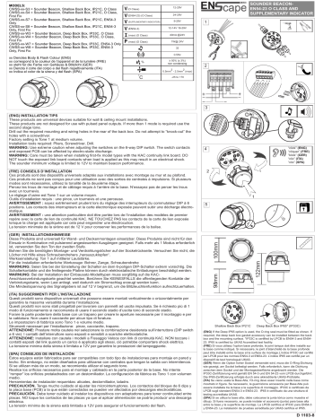 KAC ENScape CWSS S3 Series Installation Tips | Manualzz