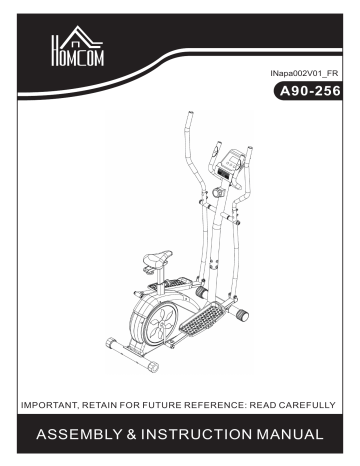 HOMCOM A90-256 Assembly & Instruction Manual | Manualzz