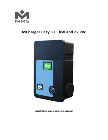 MRS MCharger Easy S Installation & Operating Manual | Manualzz